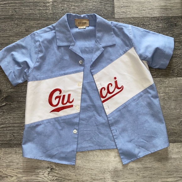 Gucci | Shirts & Tops | Gucci Button Up | Poshmark